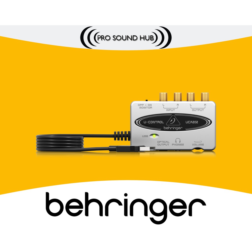 Jual Behringer UCA202 UCA 202 Soundcard USB Audio Interface 2 Channel ...