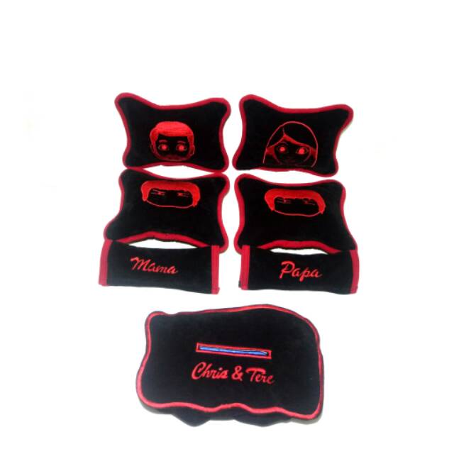 Jual Bantal aksesoris mobil Custom nama dan warna | Shopee Indonesia