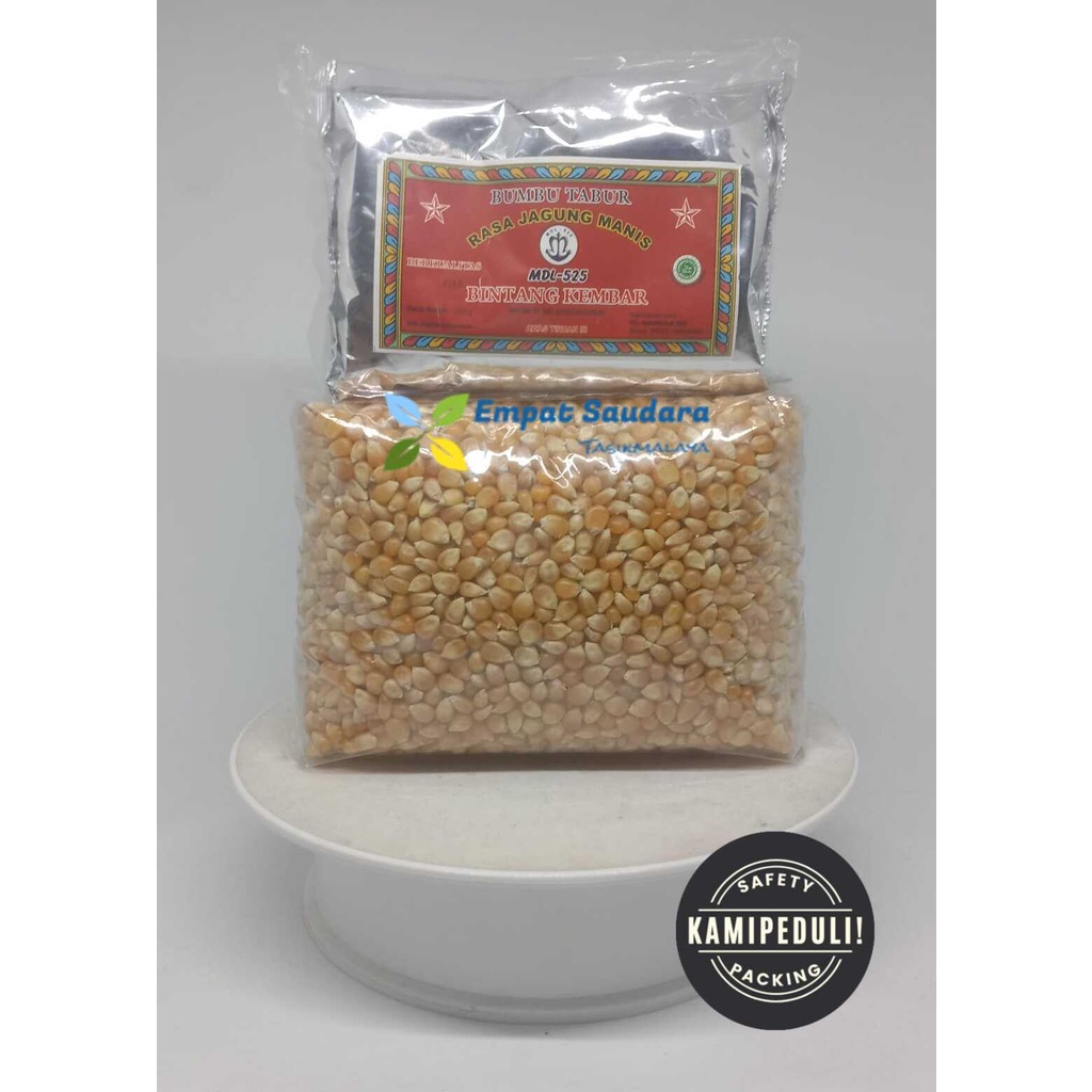 Jual (PAKET HEMAT) JAGUNG POPCORN DAN BUMBU TABUR JAGUNG MANIS 250 GRAM ...