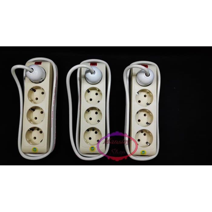 Jual Kabel Extension 4 lubang kabel 3 meter | Shopee Indonesia