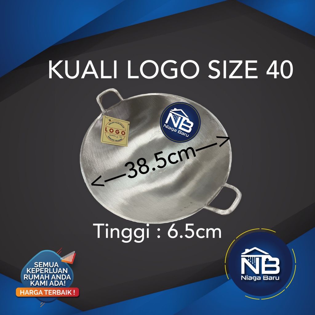 Jual Kuali Wajan Logo 40 cm Aluminium | Shopee Indonesia