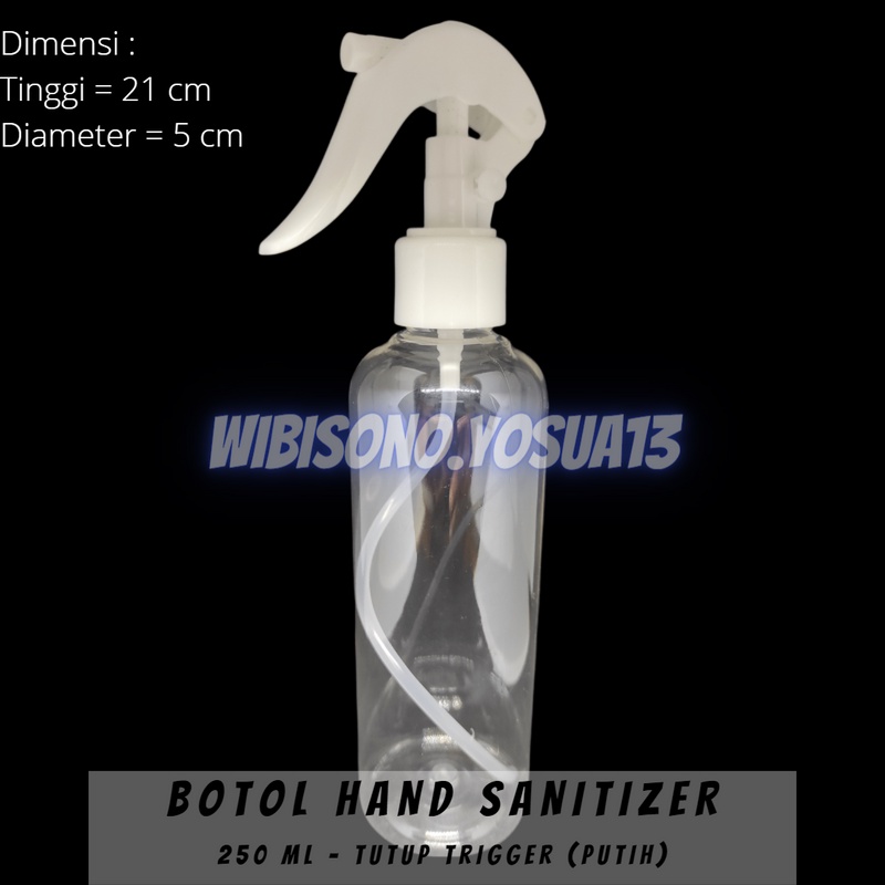 Jual Botol Hand Sanitizer 250 ml Botol Plastik PET Kecil 250 ml Botol Plastik Isi Ulang 250 ml ...