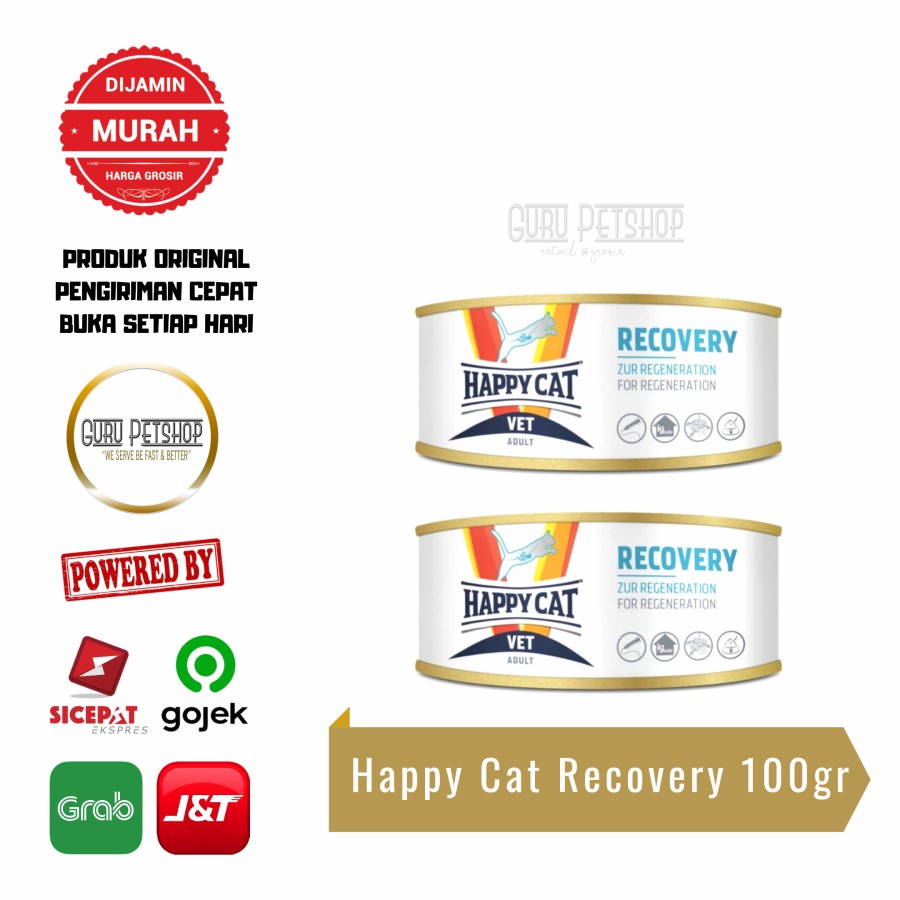 Jual Happy Cat Recovery 100gr Makanan Basah Kucing Sakit Masa ...