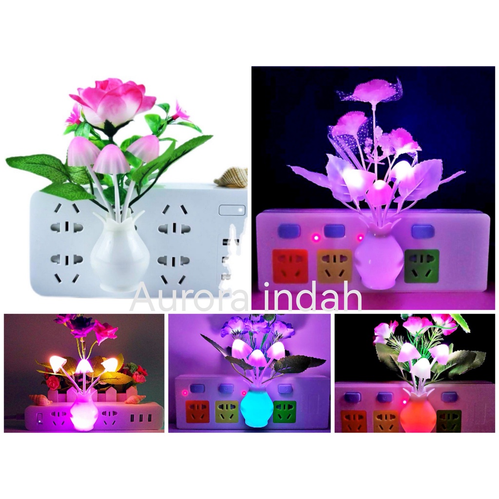 Jual Lampu Tidur Avatar - Lampu Tidur Led Jamur Mini Sensor Cahaya ...