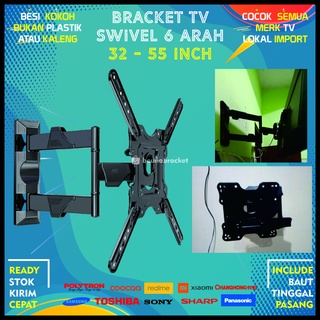 Jual Bracket TV LED LCD 32 40 43 55 50 42 49 Inch Dijamin Cocok 32 - 55 ...
