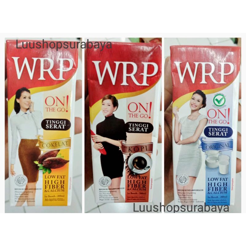 Jual WRP UHT HIGH FIBER & CALCIUM 200ML | Shopee Indonesia