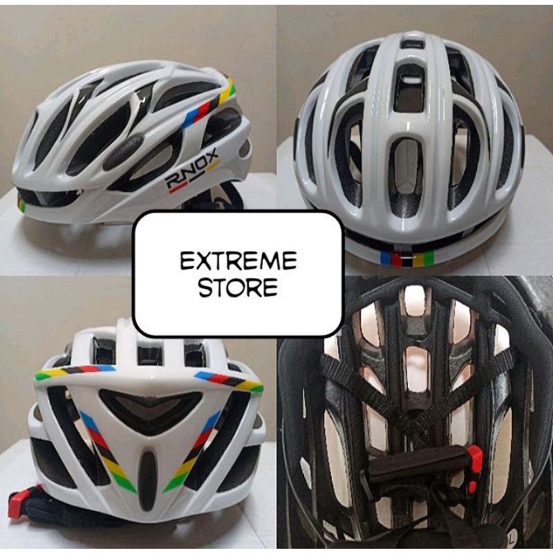 Jual Helm Sepeda Balap Roadbike RNOX Ultralight Premium | Best Seller ...