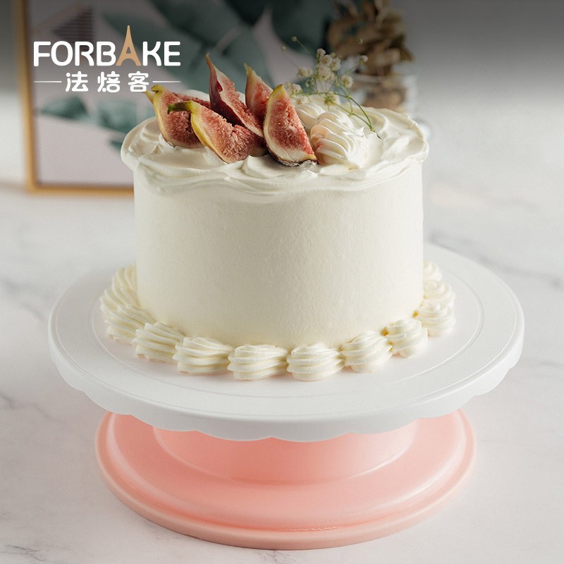 Jual Forbake cake stand turntable / meja putar hias kue plastik ...