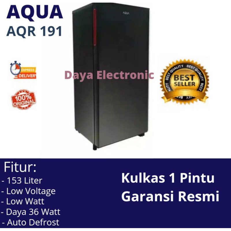 Jual FREE ONGKIR BOGOR KULKAS 1 SATU PINTU AQUA SANYO AQR D191 | Shopee Indonesia