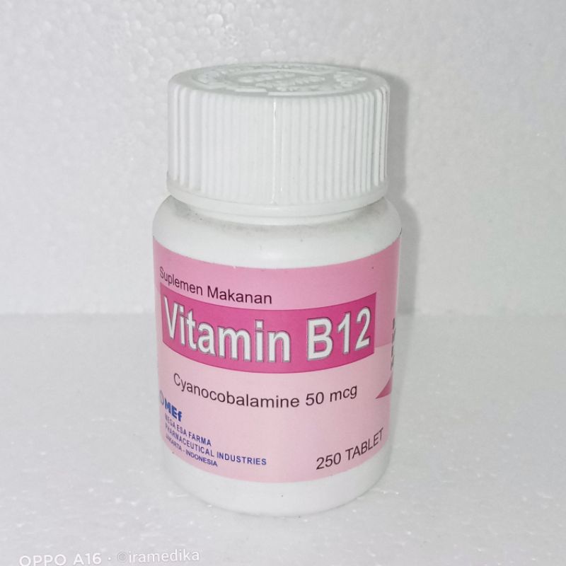 Jual VITAMIN B12 MEF 250tablet | Shopee Indonesia