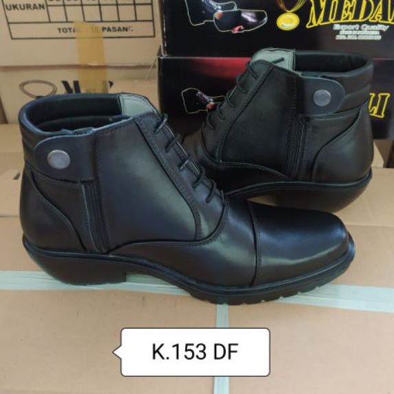 Jual Sepatu kulit PDH boots polri TNI security guard PNS sepatu Kerja ...