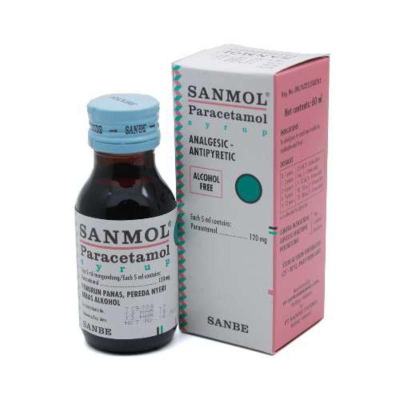 Jual SANMOL Paracetamol Syrup 120mg | Shopee Indonesia