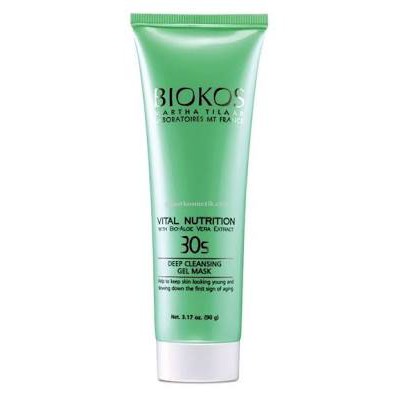 Jual Biokos Vital Nutrition Deep Cleansing Gel Mask - 90g | Shopee ...
