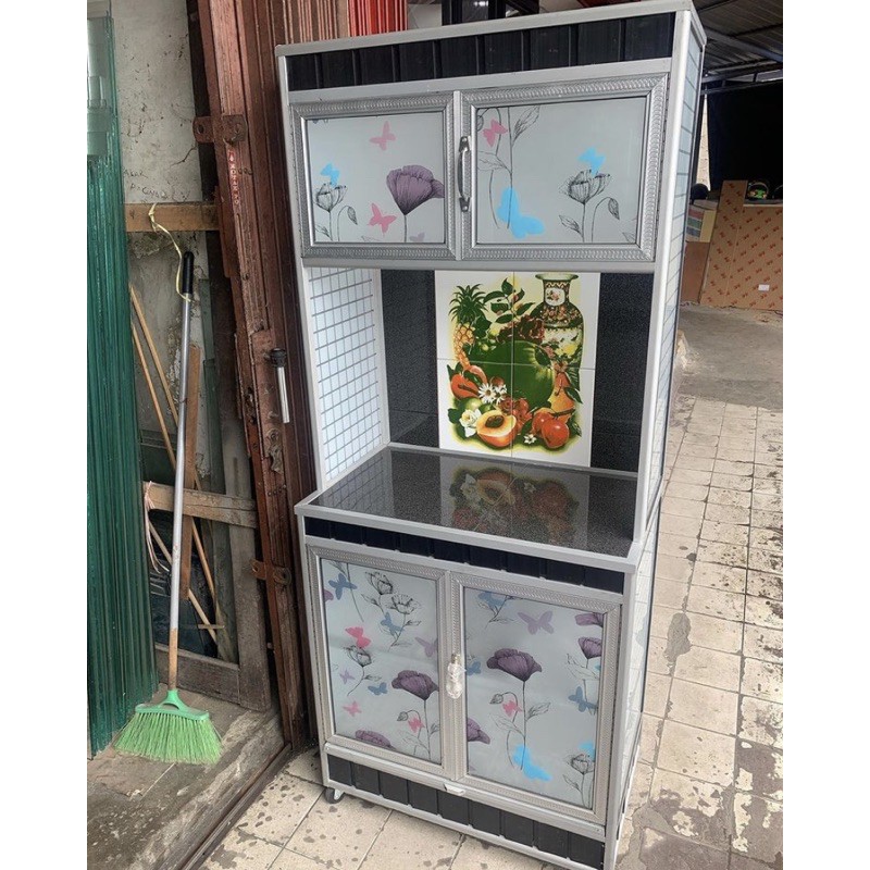 Jual Lemari Rak Piring 4 Pintu | Shopee Indonesia