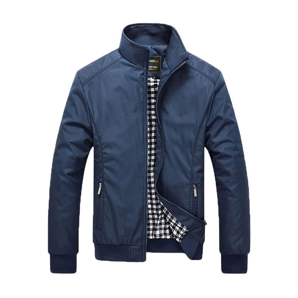 Jual Jaket Virendra Warna Biru Navy Bahan Parasut Mayer Taiwan ...