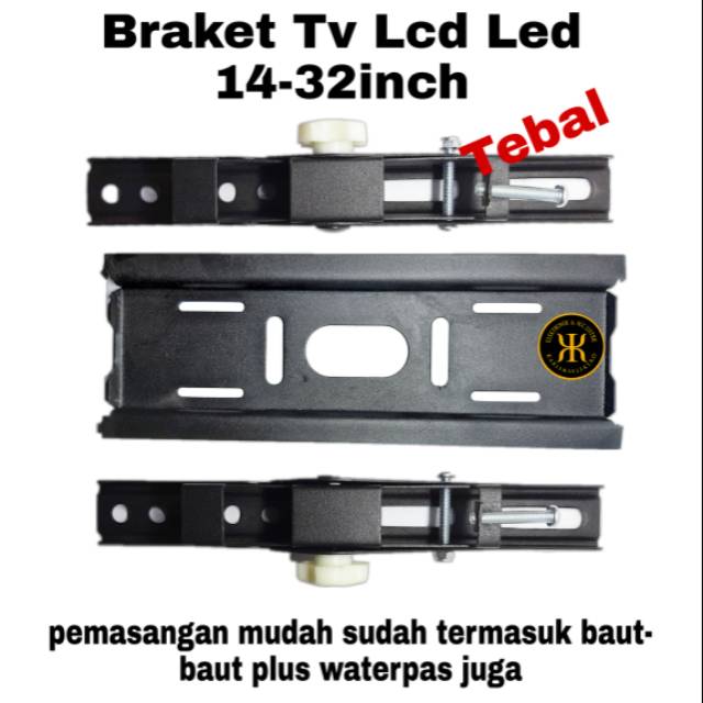Jual Bracket breket braket tv lcd led monitor Universal 14 sampai ...