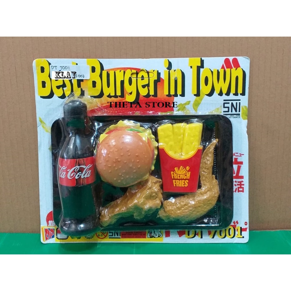 Jual MAINAN ANAK PEREMPUAN MAINAN BEST BURGER IN TOWN DT7001 MAINAN ...