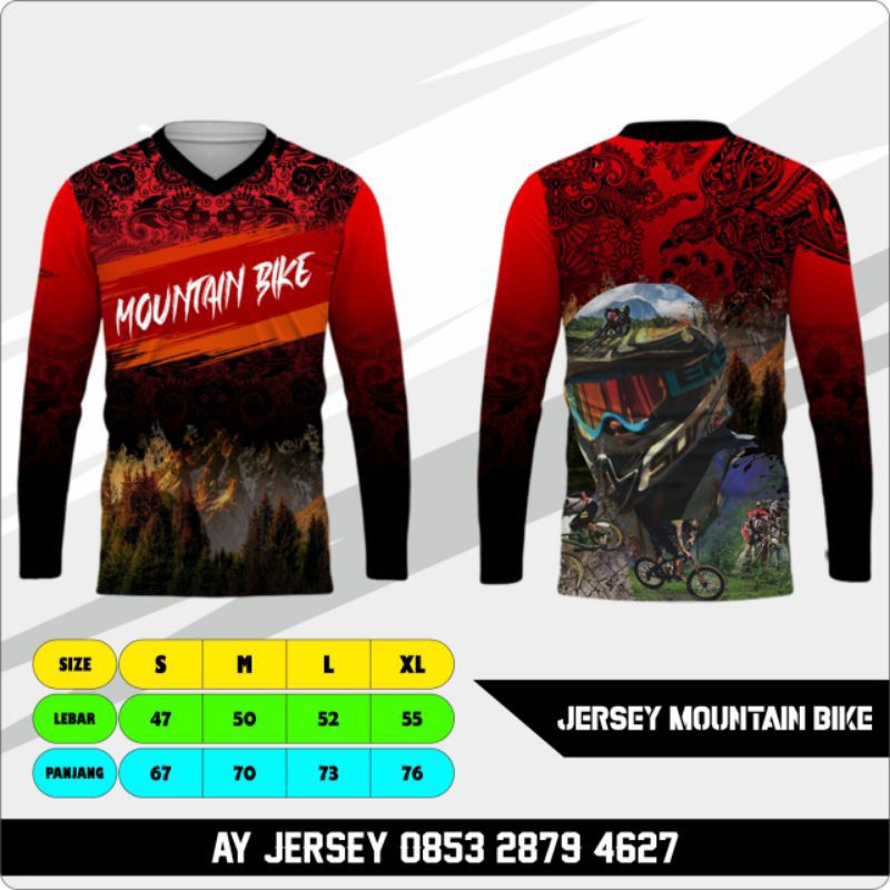 Jual BAJU JERSEY SEPEDA MOUNTAIN BIKE | PREMIUM | GRADE A (PJG ...