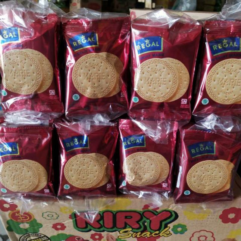 Jual Biskuit Marie Regal Sachet per dus isi 120 pack | Shopee Indonesia