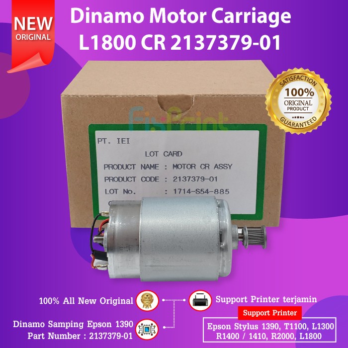 Jual Motor Dinamo CR Carriage Printer Epson L1800 1390 T1100 New ...