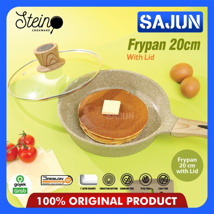 Jual STEIN Cookware Granite DIAMOND Series FRY PAN 20/24 Cm with lid ...
