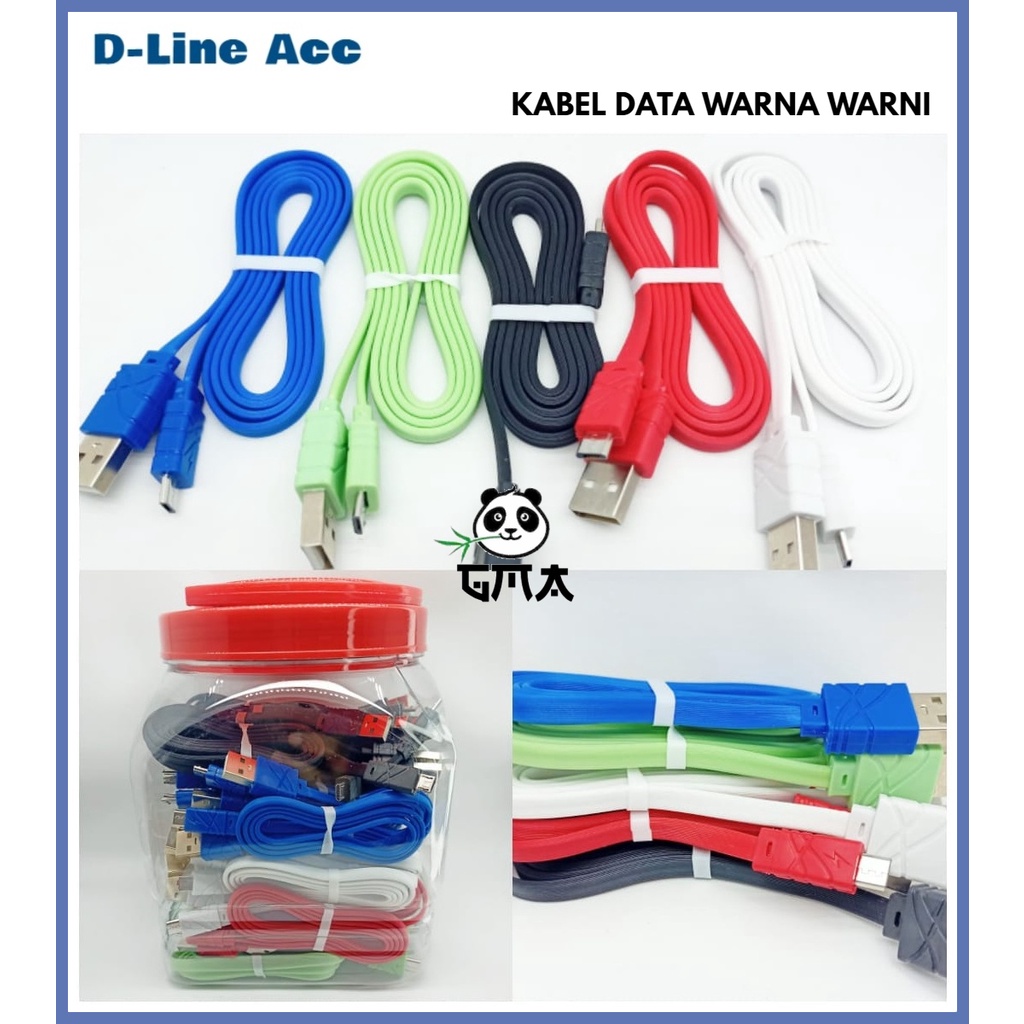 Jual Kabel Data Fast Charging Warna Warni Micro USB / Type C - 1 Pcs ...