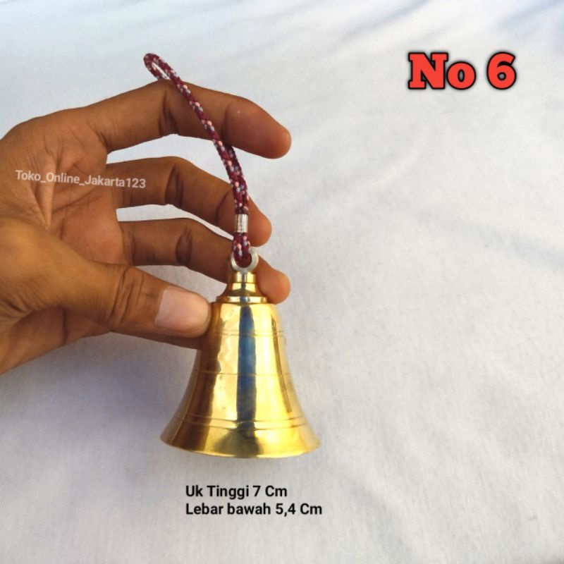 Jual lonceng kuningan gantungan kunci klintingan krincingan kalung ...