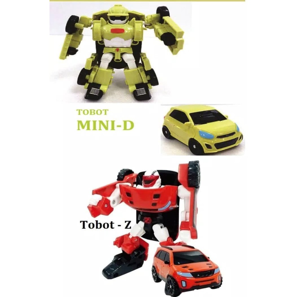 Jual TOBOT MINI MAINAN ROBOT BISA JADI MOBIL TRANSFORM | Shopee Indonesia