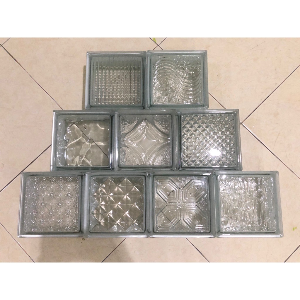 Jual GLASS BLOCK MULIA BARU SEMUA MOTIF | Shopee Indonesia