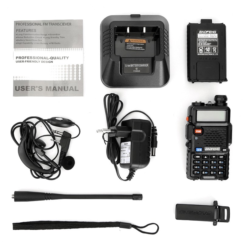 Jual HT Baofeng UV5R Radio Komunikasi UV 5R 5 Watt Dual Band Garansi 1 tahun Handy Talky R W ...