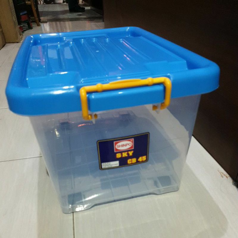 Jual CONTAINER SHINPO CB 45 PAKAI RODA (warna random) | Shopee Indonesia