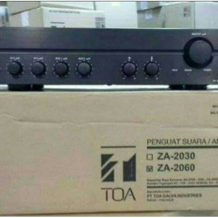 Jual Amplifier TOA ZA 2060 / ZA-2060 / ZA2060 Original | Shopee Indonesia