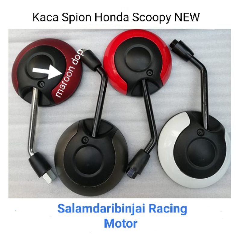 Jual KACA SPION SCOOPY NEW SPION SCOOPY KACA SPION BULAT SCOOPY KACA ...