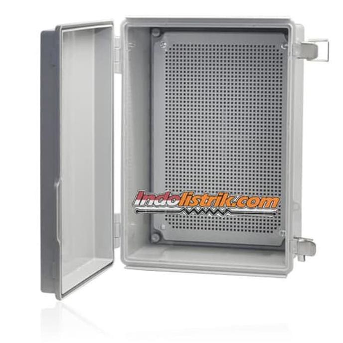 Jual Box Panel Plastik 250x350 x 150 mm ABS Junction + Base Plate ...