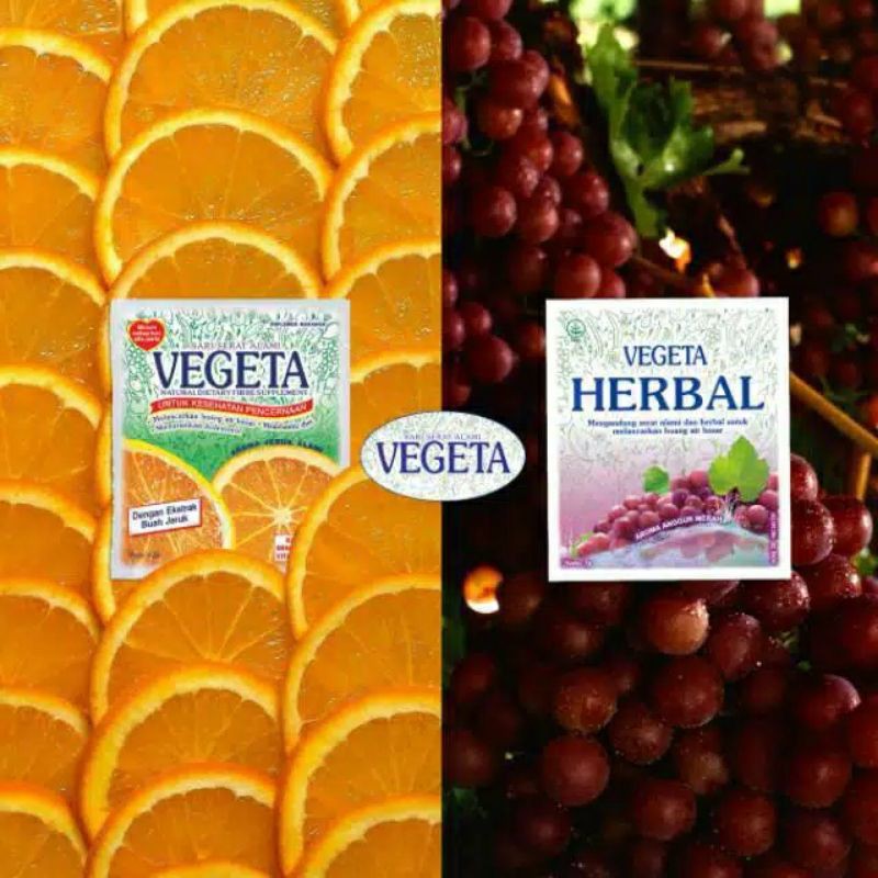 Jual VEGETA Herbal - Scrubber (jeruk) 1Box isi 6 Sachet | Shopee Indonesia