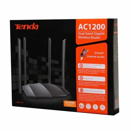 Jual TENDA AC8 AC1200 Dual Band Gigabit Wireless Router DualBand MIMO | Shopee Indonesia