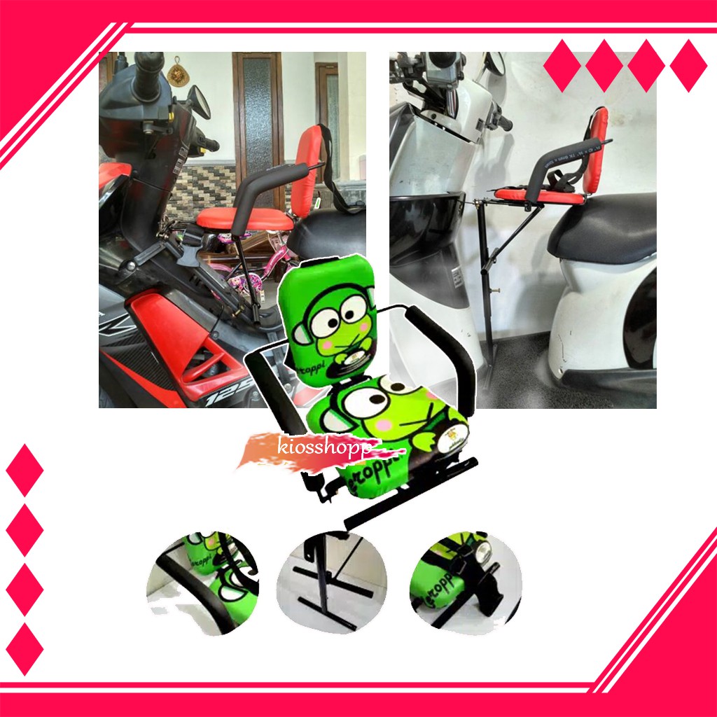 Jual 2in1 Kursi Bonceng Anak karakter kartun Tempat Duduk Anak Di motor ...