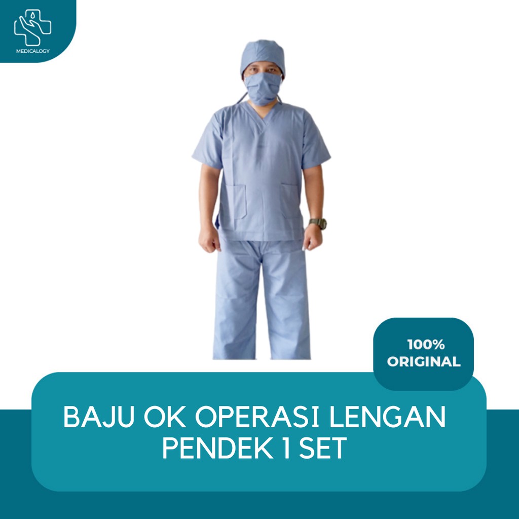 Jual Baju OK Operasi Lengan Pendek Satu Set All Size | Shopee Indonesia