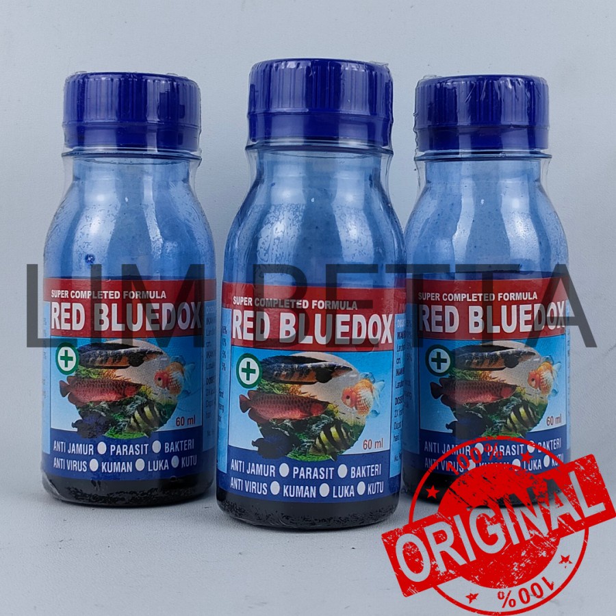 Jual RED BLUEDOX 60 ML / OBAT IKAN ANTI JAMUR DAN PARASIT | Shopee ...