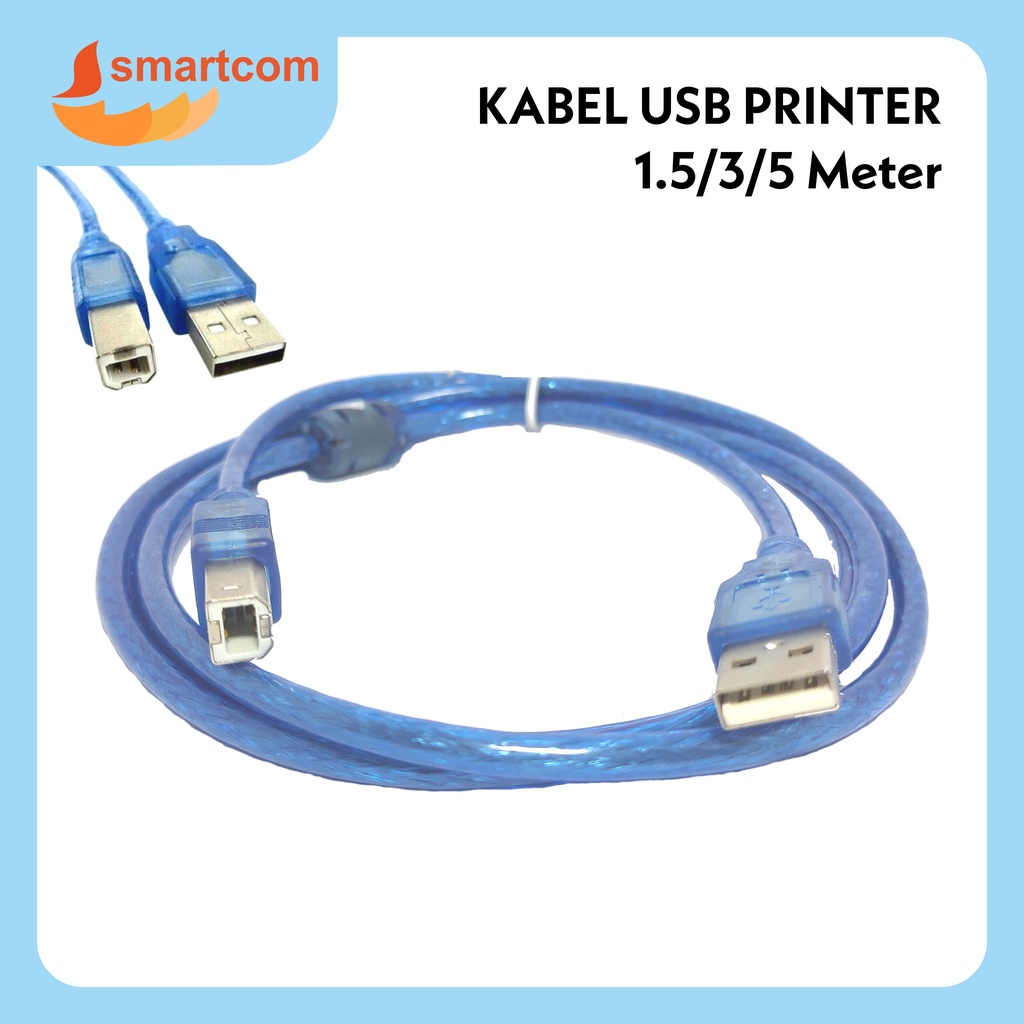 Jual Kabel USB PRINTER 1.5 / 3 / 5 Meter | Shopee Indonesia