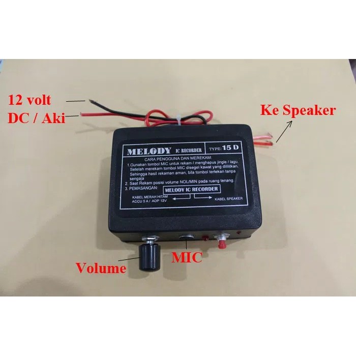 Jual Melodi rekam/ Melody IC Recorder/ Rekam Suara Otomatis Jualan ...