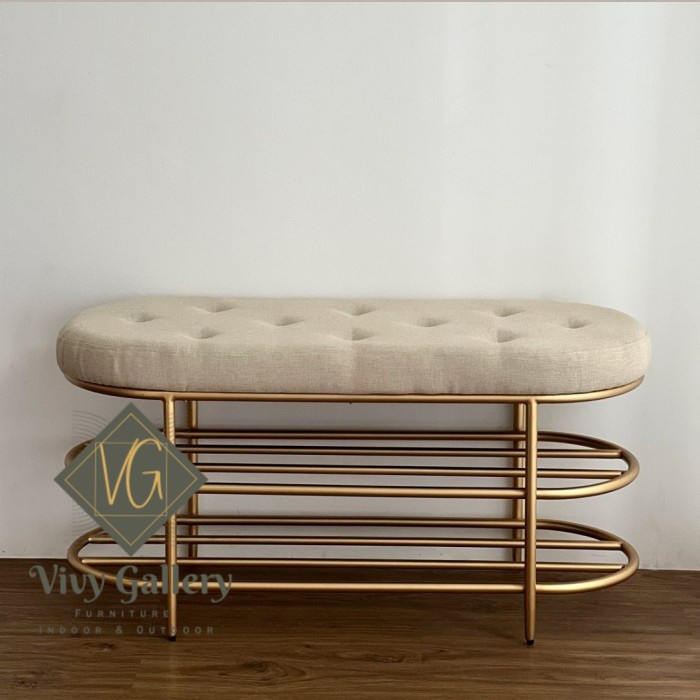Jual Bench Sofa Sepatu - Tempat Sepatu Besi Dudukan Sofa | Shopee Indonesia