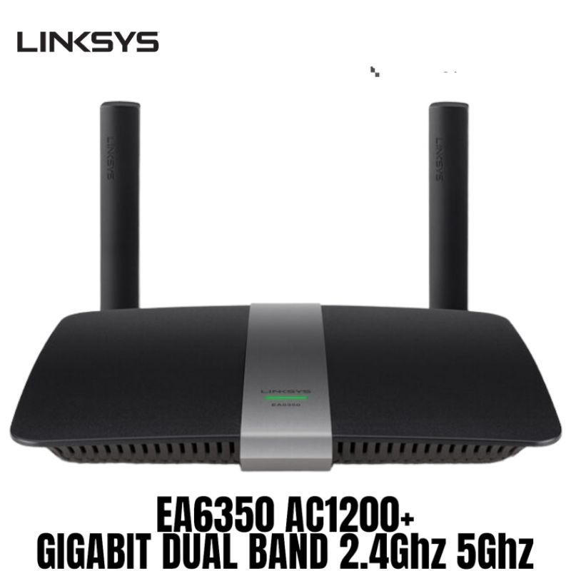 Jual Cisco LINKSYS EA6350 AC1200+ Smart Gigabit Wireless Router Wifi Wi ...