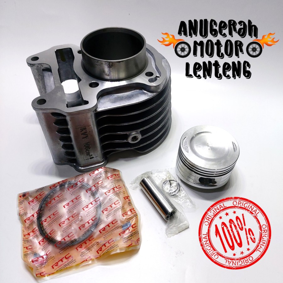 Jual Paket Blok Seher RTC Cylinder Block Kit Honda Beat KVY | Shopee Indonesia