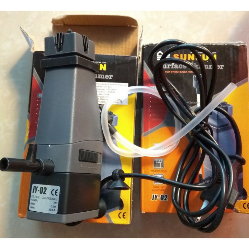 Jual SUNSUN JY-02 Surface Skimmer , Oil Silk Removal | Shopee Indonesia