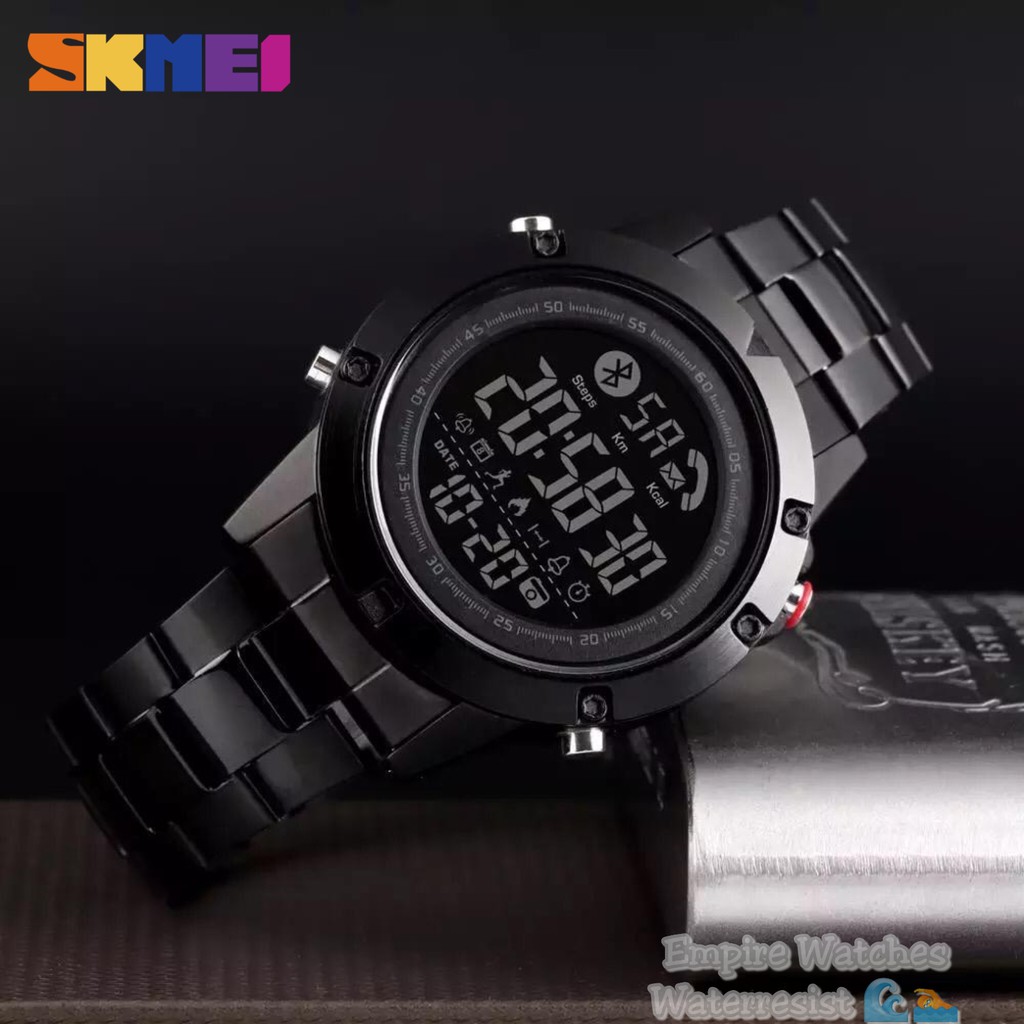 Jual Jam Tangan Smartwatch Skmei 1500 Pria Rantai Stainless Sport ...