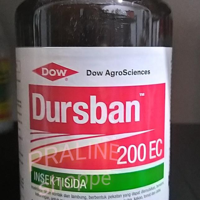 Jual Dursban 200 Ec 1 Liter Insektisida Pembasmi Serangga Tanaman - 1 ...