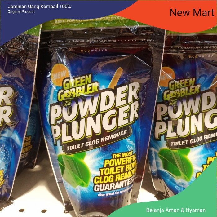 Jual anti sumbat/powder plunger/closet/wc/bubuk/greengobbler/pengurai ...