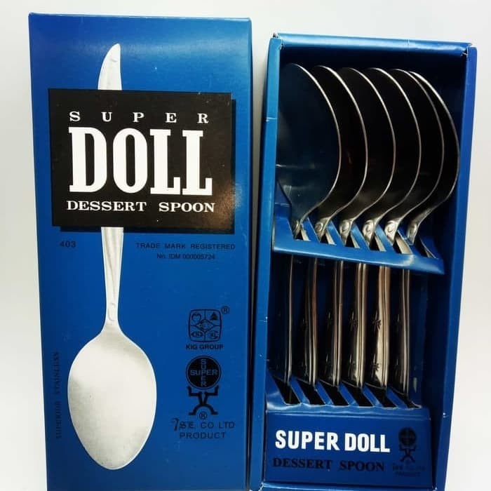 Jual Sendok Stainless Steel Sendok Tebal Sendok Asli Premium Super Doll ...