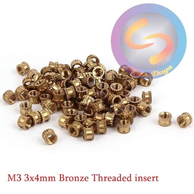 Jual Mur Tanam M3 3x4mm | Shopee Indonesia